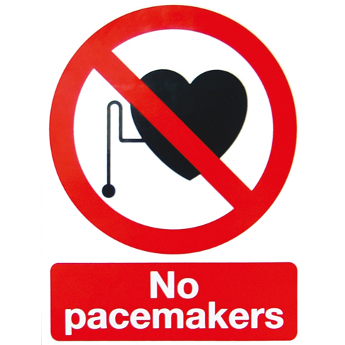 Sign: MRI - No Pacemakers- S/A | Rothband